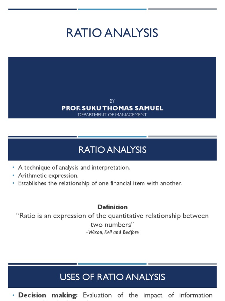 Chapter 2 Part 2 Ratio Analysis | PDF | Market Liquidity | Stocks