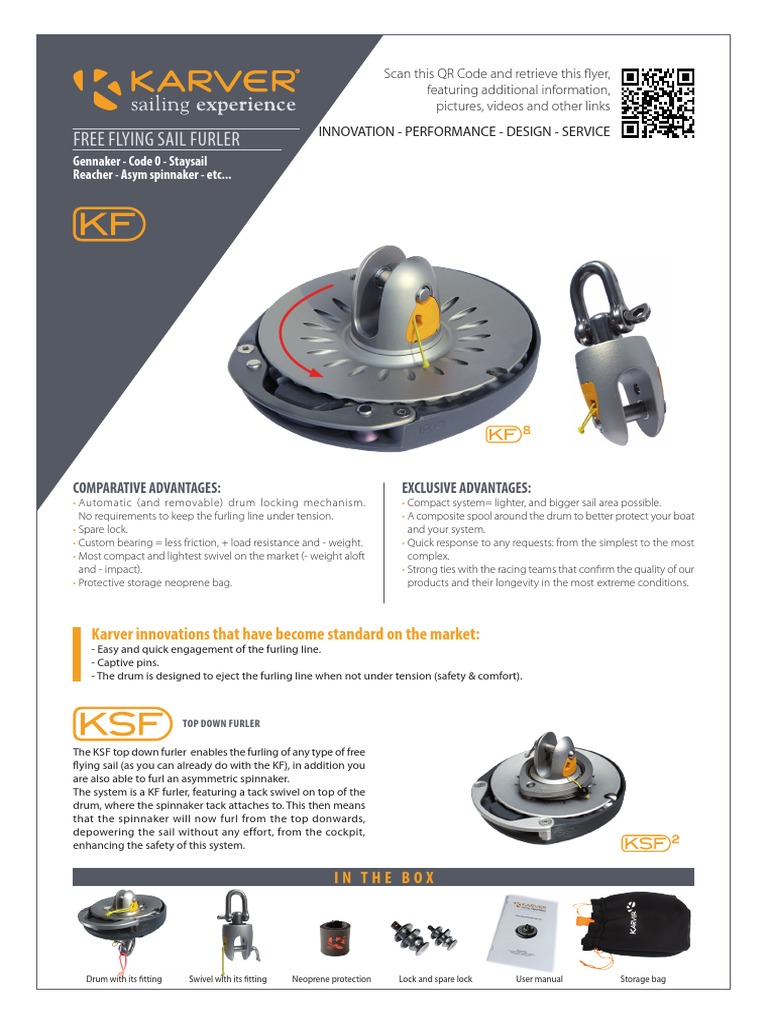 Product Sheet - KF & KSF (UK) | PDF | Sail | Manufactured Goods