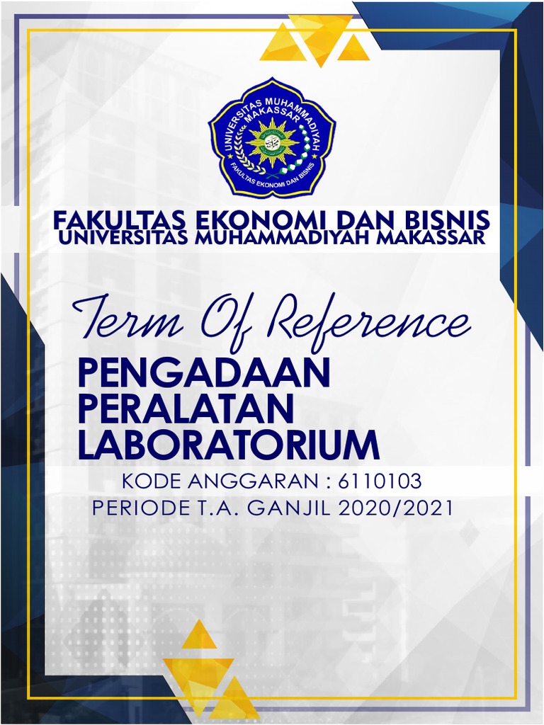 Sampul TOR Pengadaan Lab | PDF | Teknologi & Rekayasa