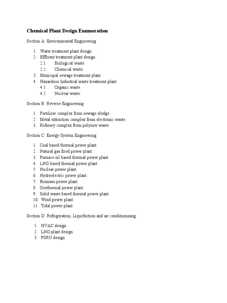 Chemical Plant Design | PDF | Coal | Gasification