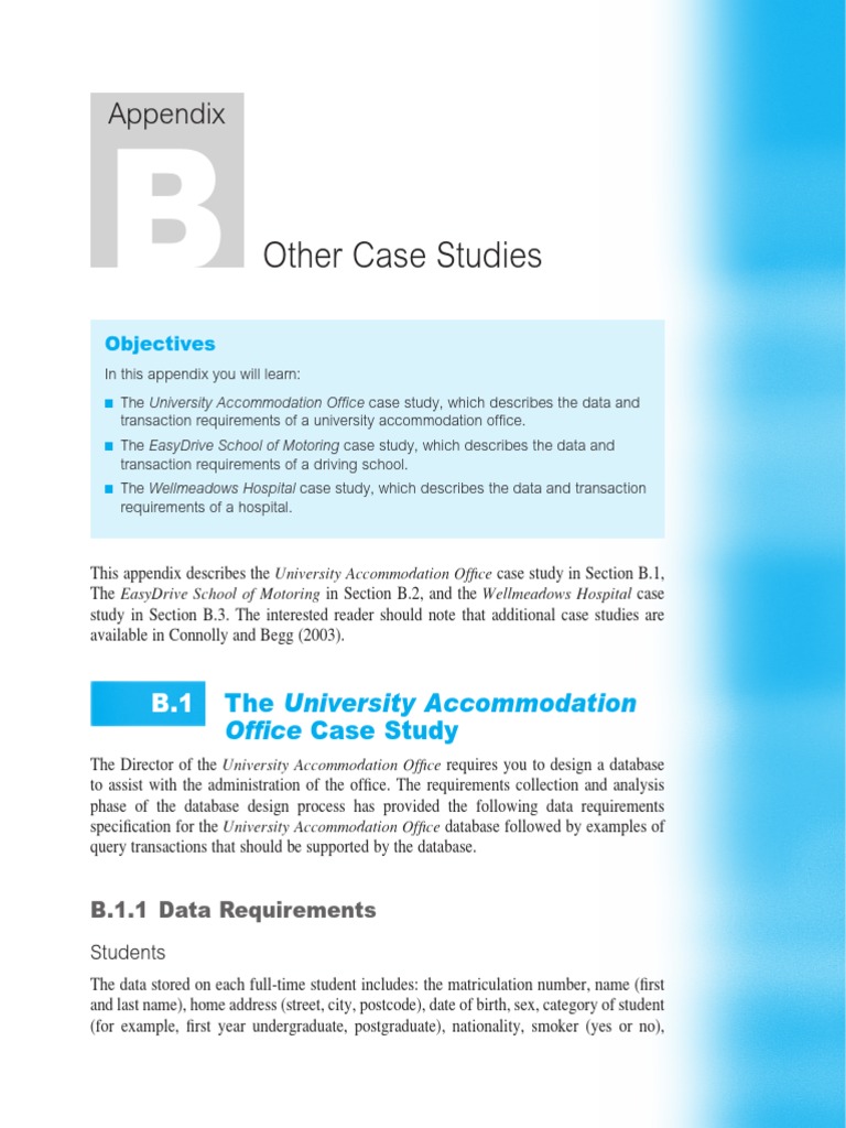Other Case Studies: Appendix | PDF | Hospital | Patient