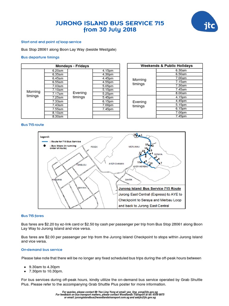 JI Bus Service - GrabShuttle | PDF | Passenger Rail Transport | Public ...