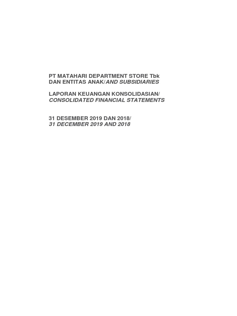 Audited FS 2019 | PDF | Minority Interest | Revenue