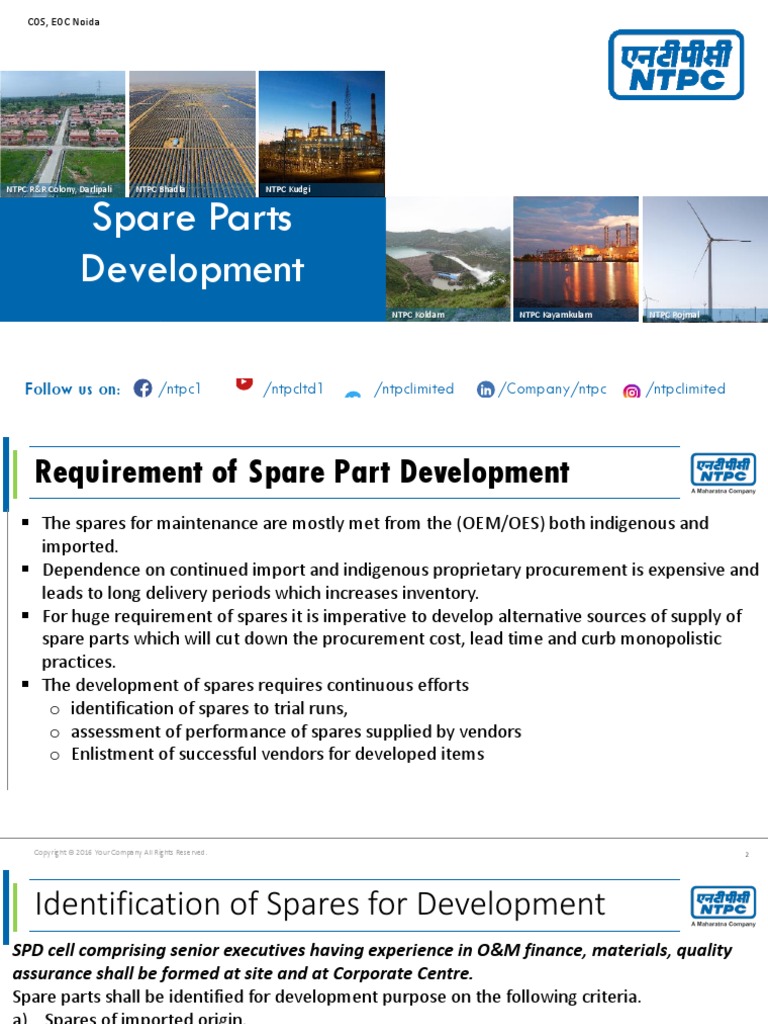 Spare Part Development | PDF | Procurement | Supply Chain Management