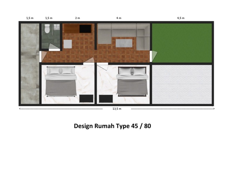 Design Rumah Type 45 80 | PDF