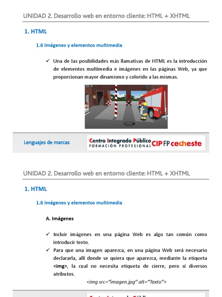 Unidad2 3 | PDF | HTML | Página web