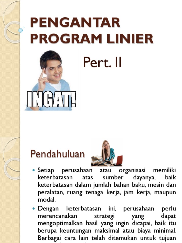 Linier Programming | PDF