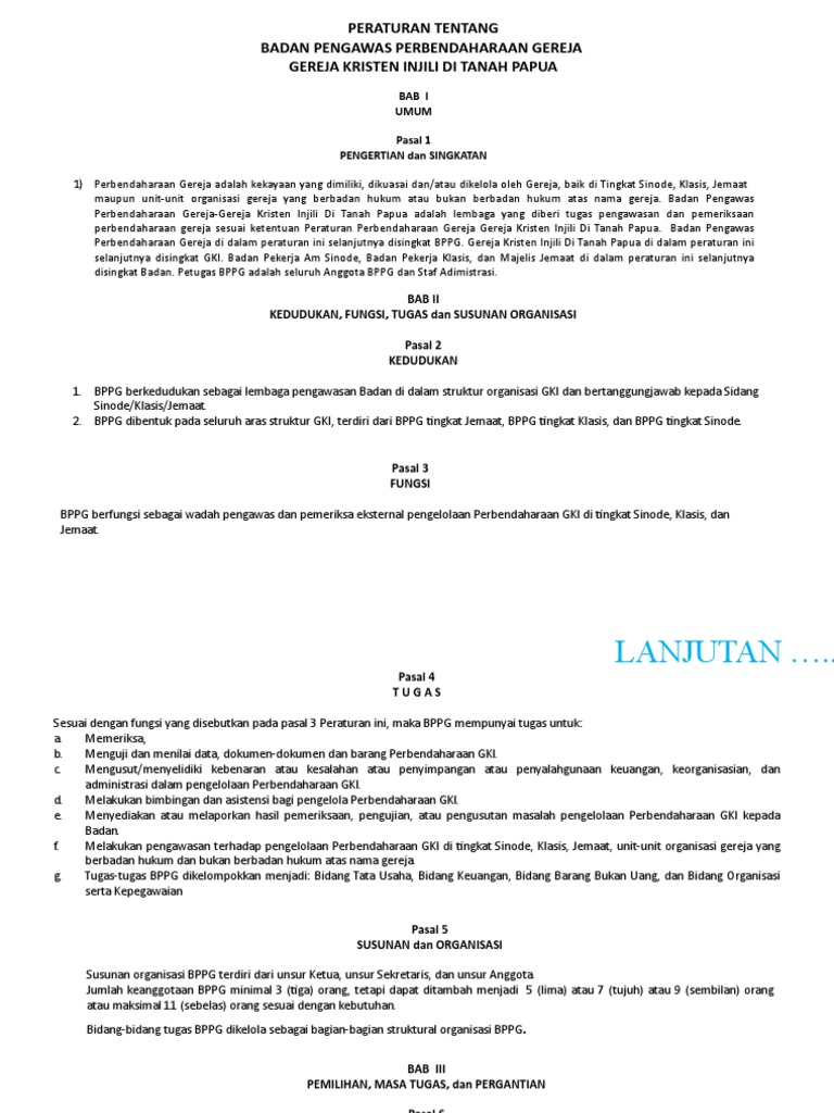 Pengaturan Tentang BPPG | PDF