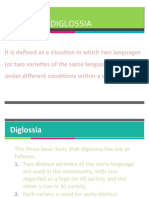 1.diglossia. Definition, History, Functions and Characteristics of ...