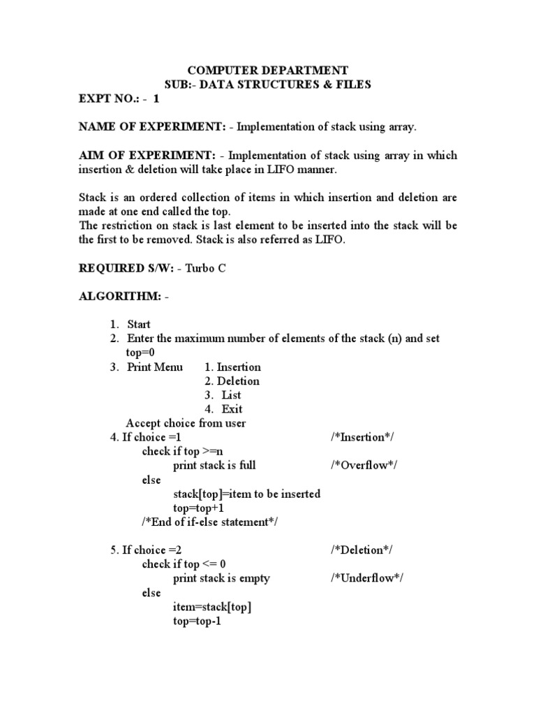 DSF - Lab Manual (Se It) | PDF | Queue (Abstract Data Type ...
