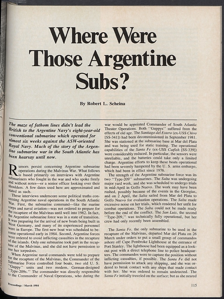 Scheina, Robert L. (2) - 1984, 110-3-973 | PDF | Submarines | Torpedo