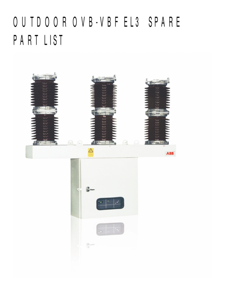 Outdoor OVB VBF EL3 Spare Part List Rev-00 | PDF | Power Engineering ...
