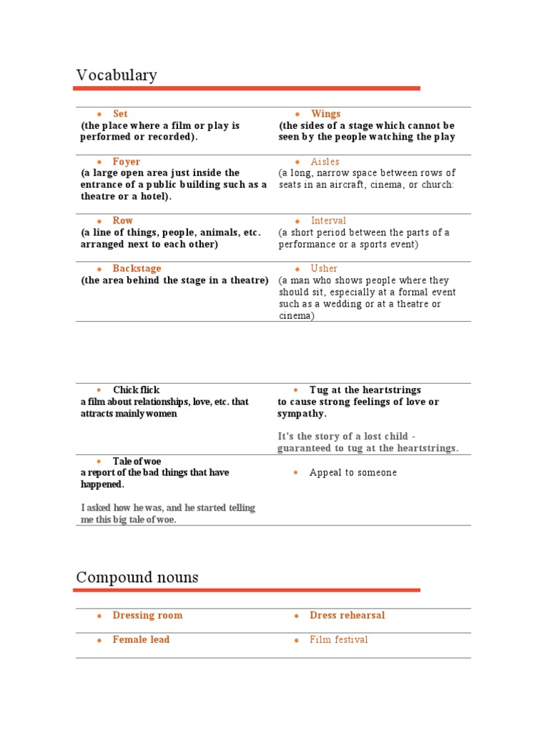 Theatrical Terms and Expressions: A Glossary of Stage and Performance ...