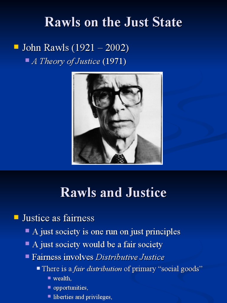 Justice Powerpoint | PDF | John Rawls | Justice