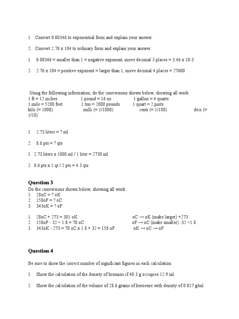 Chem 103 Exam Pdf Chemical Substances Chemical Elements