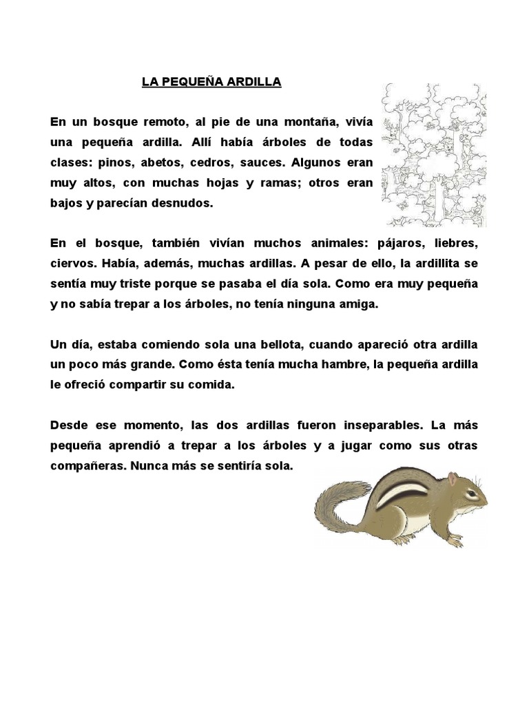 La Pequeña Ardilla | PDF