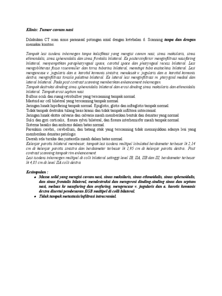 Roni, Ca Cavum Nasi | PDF