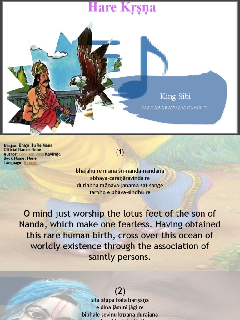 King Sibi: Mahabaratham Class 20 | PDF | Hindu Literature | 1st ...