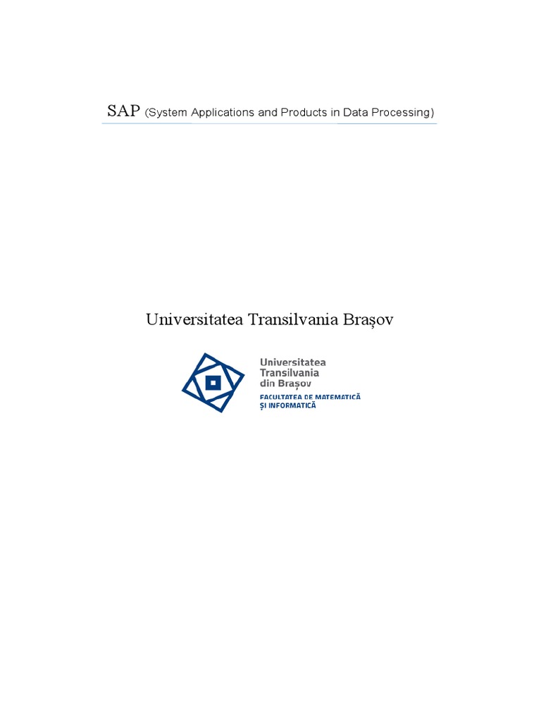System Applications and Products in Data Processing | PDF | Enterprise ...