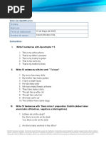 Assignment 4: English Sentence Practice | PDF