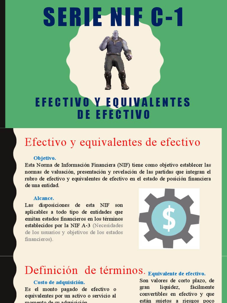 NIF C-1 Formato Presentación | PDF | Efectivo | Bancos