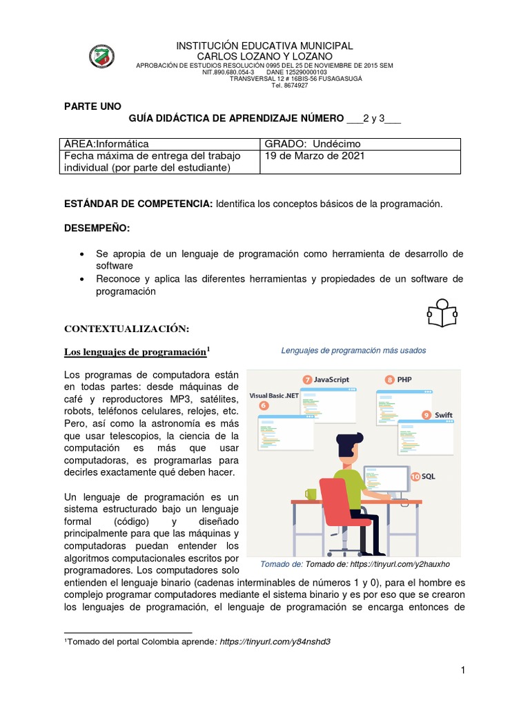 Guía didáctica sobre conceptos básicos de programación en JavaScript ...