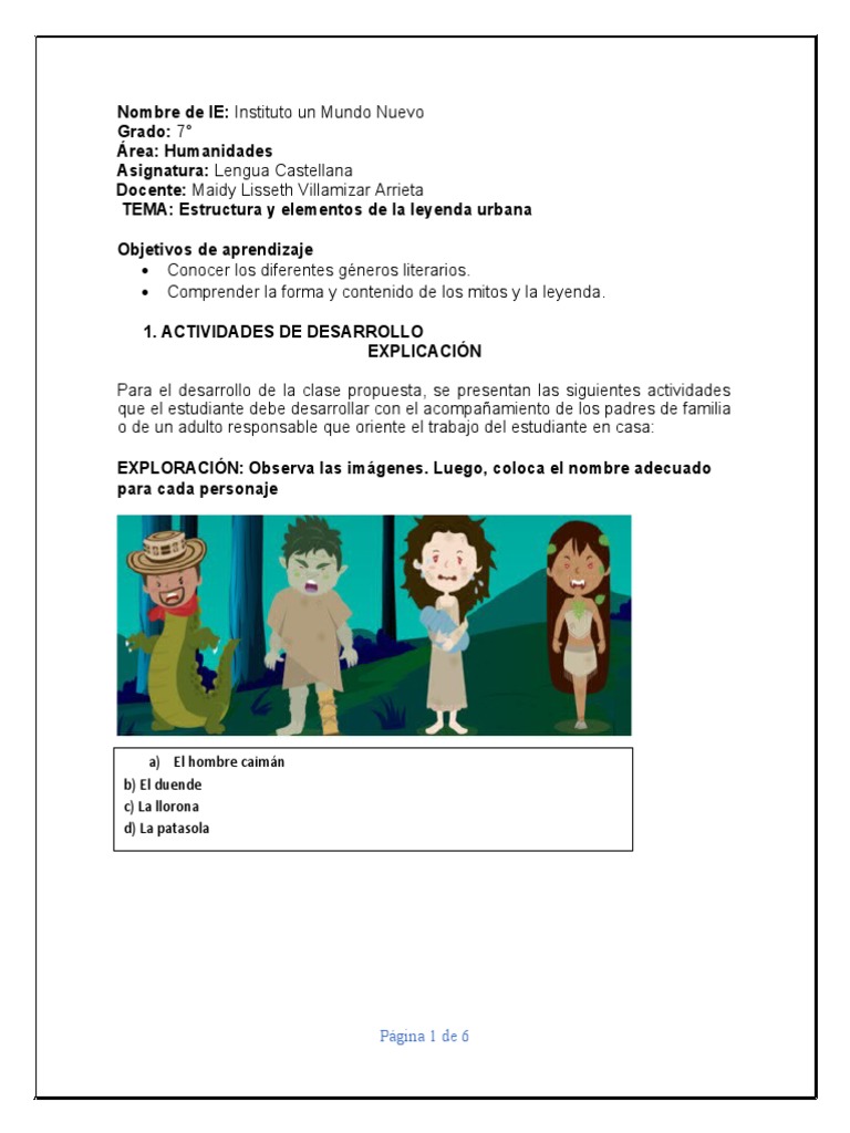 Comprendiendo la estructura y elementos de la leyenda a través de la ...