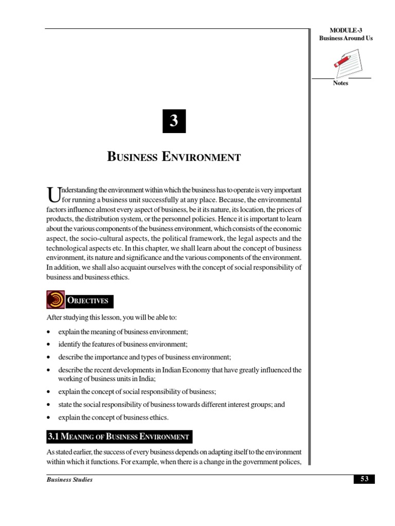 Business Environment | PDF