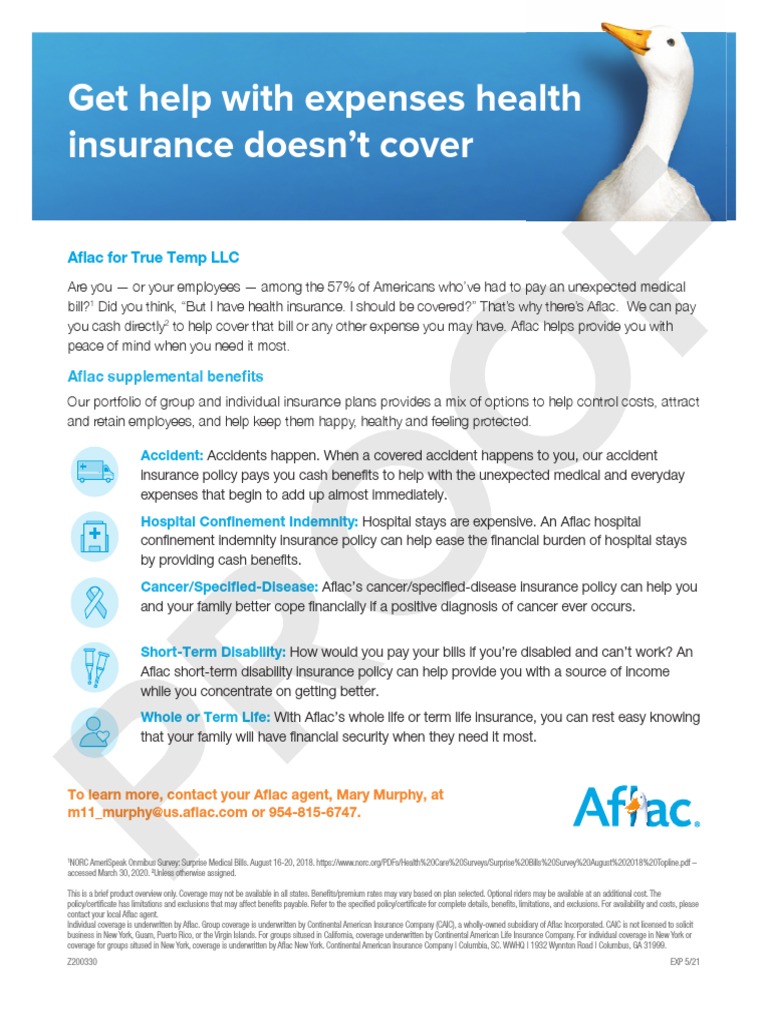 Aflac Product Overview | PDF