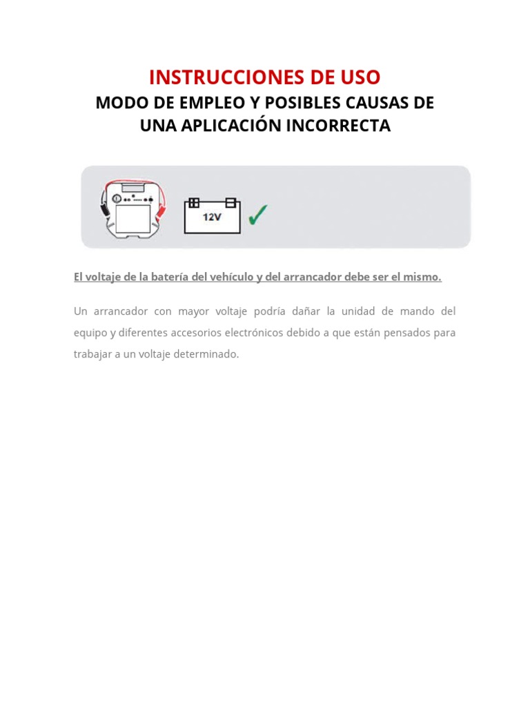 Instrucciones de Uso de Booster | PDF