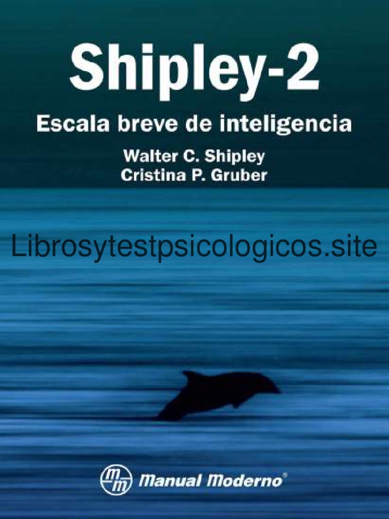 Manual Shipley 2 | PDF | Escala de inteligencia para adultos de ...