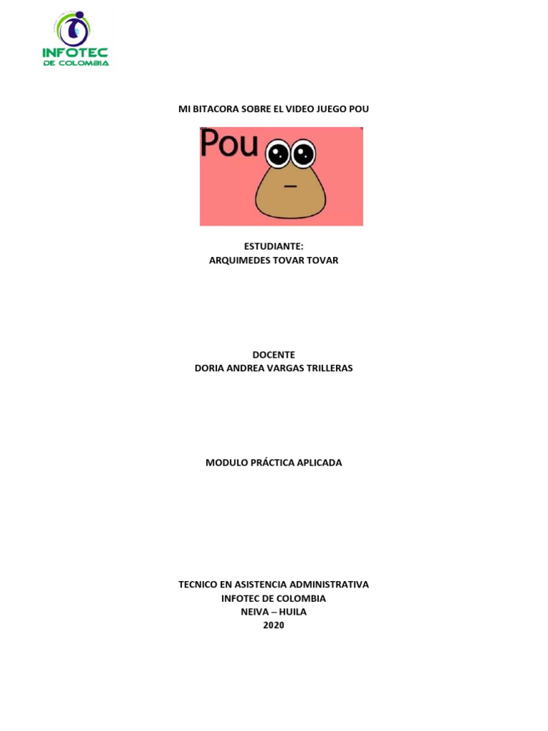 Mi Bitacora Sobre El Video Juego Pou PDF | PDF | Videojuegos | Android ... Mi Bitacora Sobre El Video Juego Pou PDF | PDF | Videojuegos | Android ...