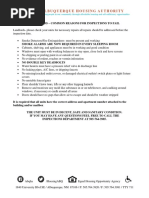 DSS-10A Apartment Review Checklist | PDF | Kitchen | Stairs