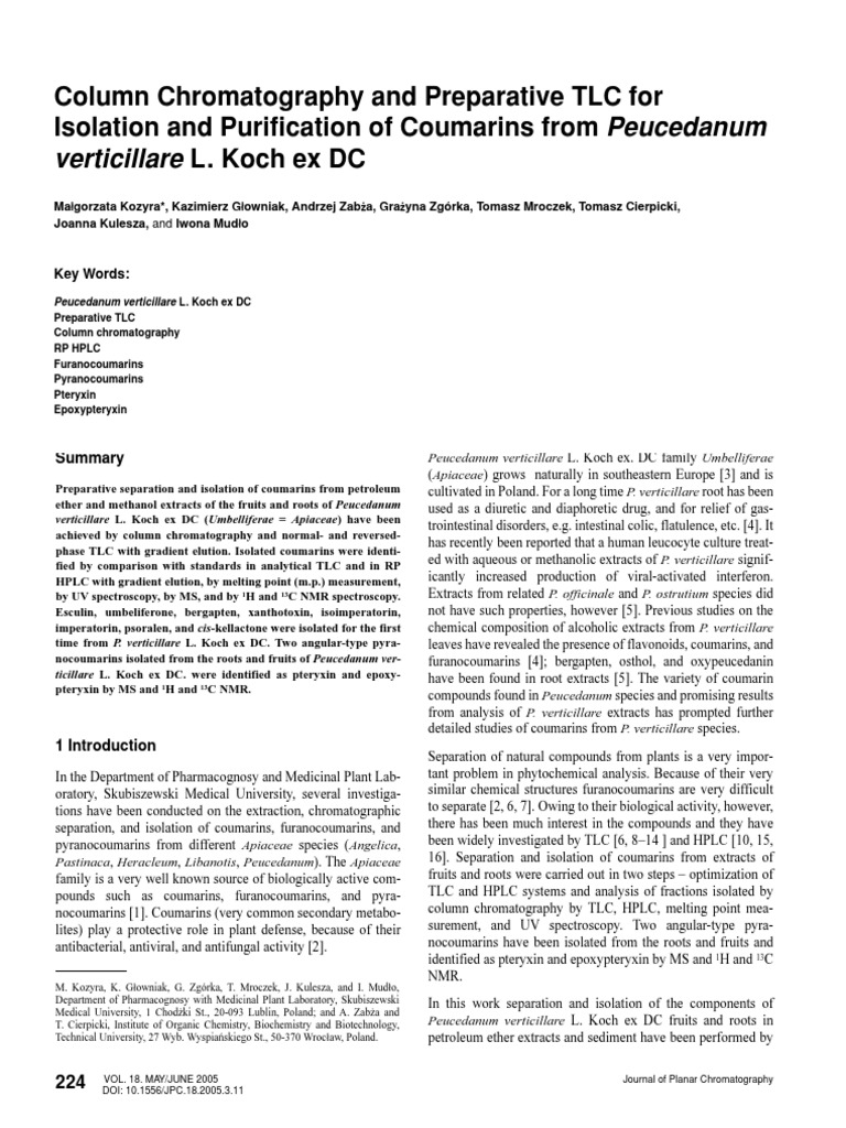 Bioautography Detection in Thin-Layer Chromatography | PDF | Thin Layer ...