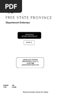 Taakvel GR 12 Afrikaans HT Gedig - Tsunami | PDF