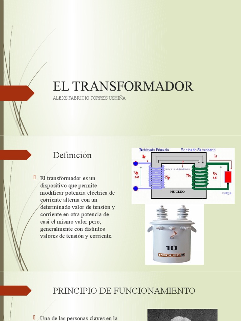 El Transformador | PDF | Transformador | Inductor