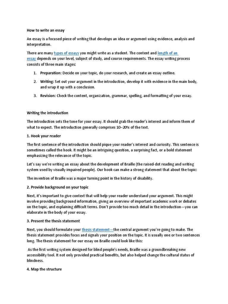 Types of Essays Length of An Essay | Download Free PDF | Visual ...