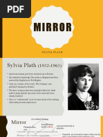 Mirror by Sylvia Plath | PDF | Rhyme | Mirror