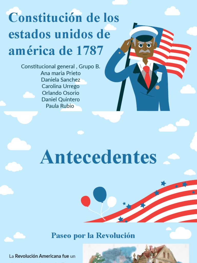 Constitucion de Los Estados Unidos de America de 1787 | PDF ...