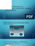 La Triada Didáctica | PDF | Aprendizaje | Maestros