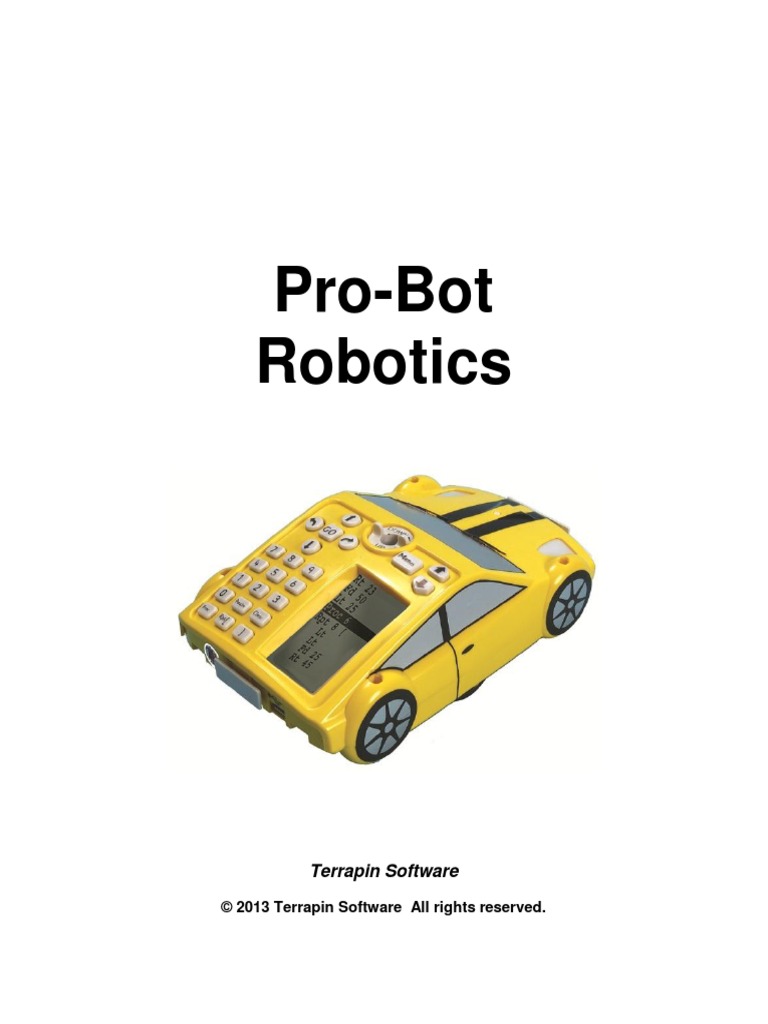 Pro-Bot Robotics: Terrapin Software | PDF | Menu (Computing) | Menu