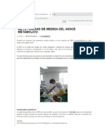 Tabla de Mets | PDF | Metabolismo | Caloría