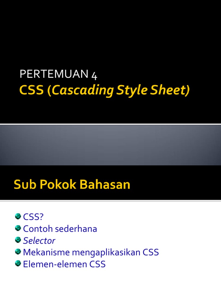 Pertemuan 5 CSS | PDF
