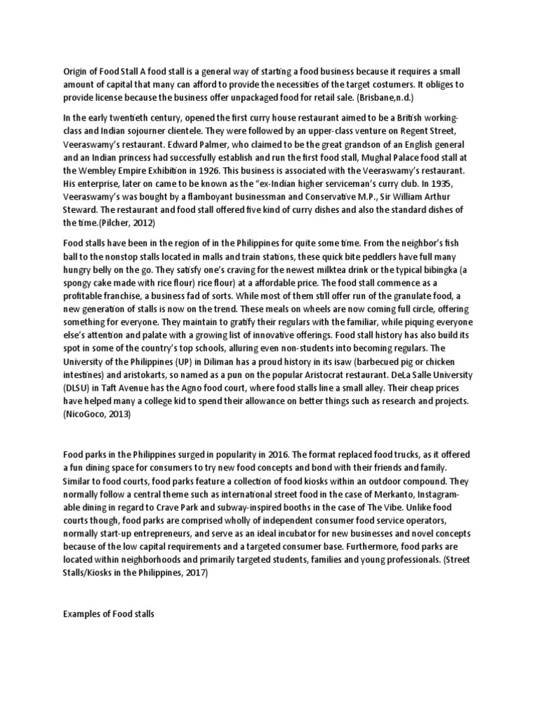 Introduction | PDF | Restaurants | Western Cuisine