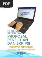 Pedoman Penulisan Tugas Akhir Mahasiswa Program Sarjana | PDF