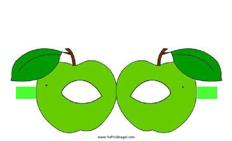 Printable Fruit Mask | PDF