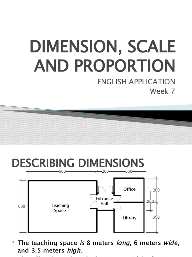 6 Dimension, Scale and Proportion | PDF | Length | Steel