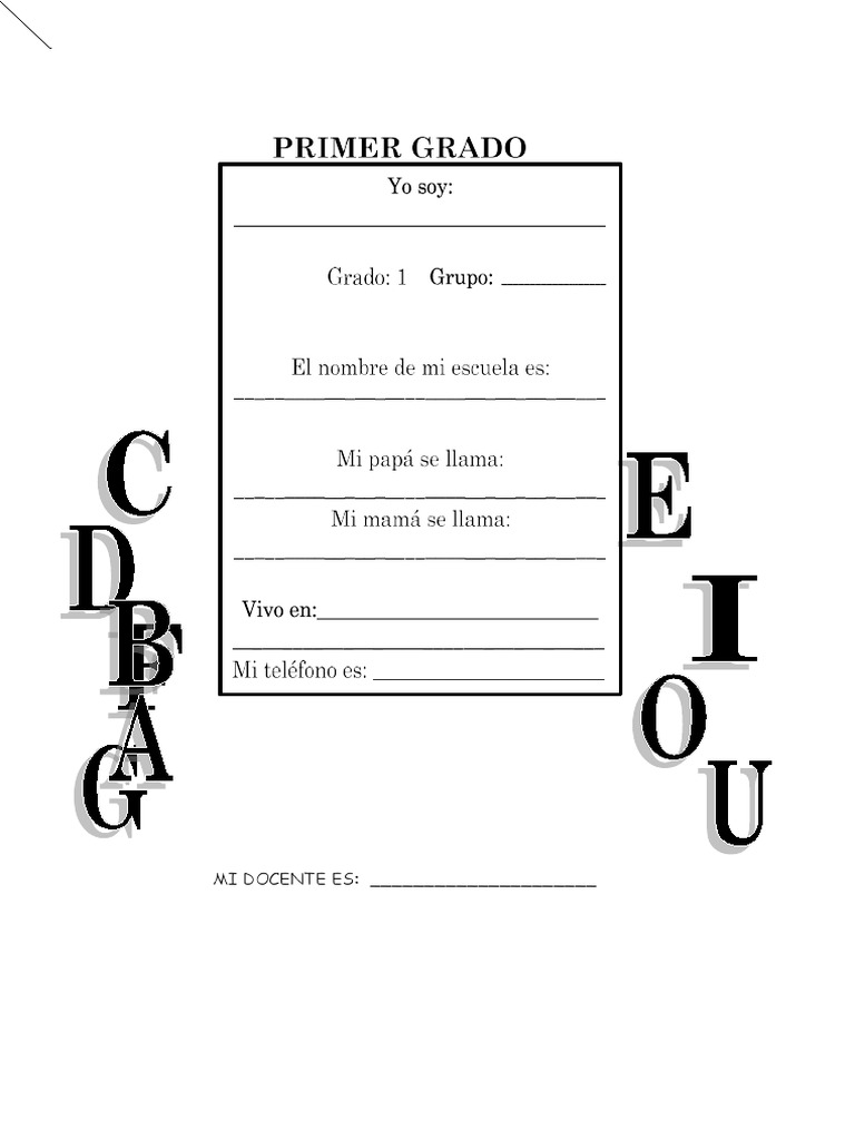 Cuadernillo Aprendiendo A Leer 1 Grado Primaria Pdf Naturaleza