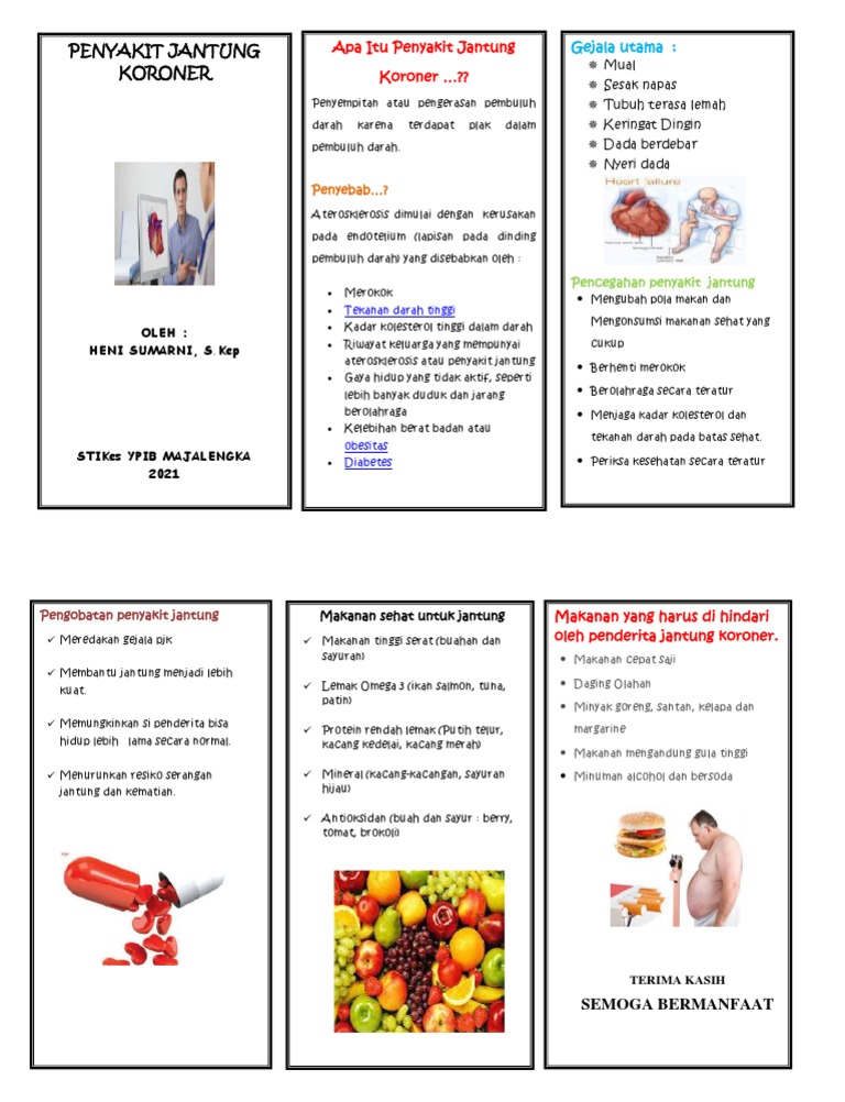 Leaflet Jantung Sonia Docx | PDF