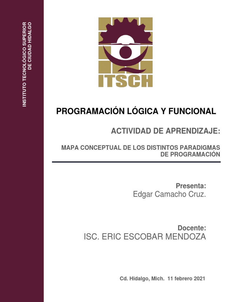 Mapa Conceptual | PDF | Lenguaje de programación | Programación de ...